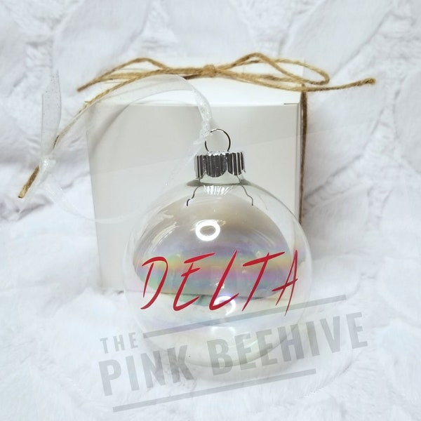 Delta Sigma Theta Christmas Ornaments - Etsy