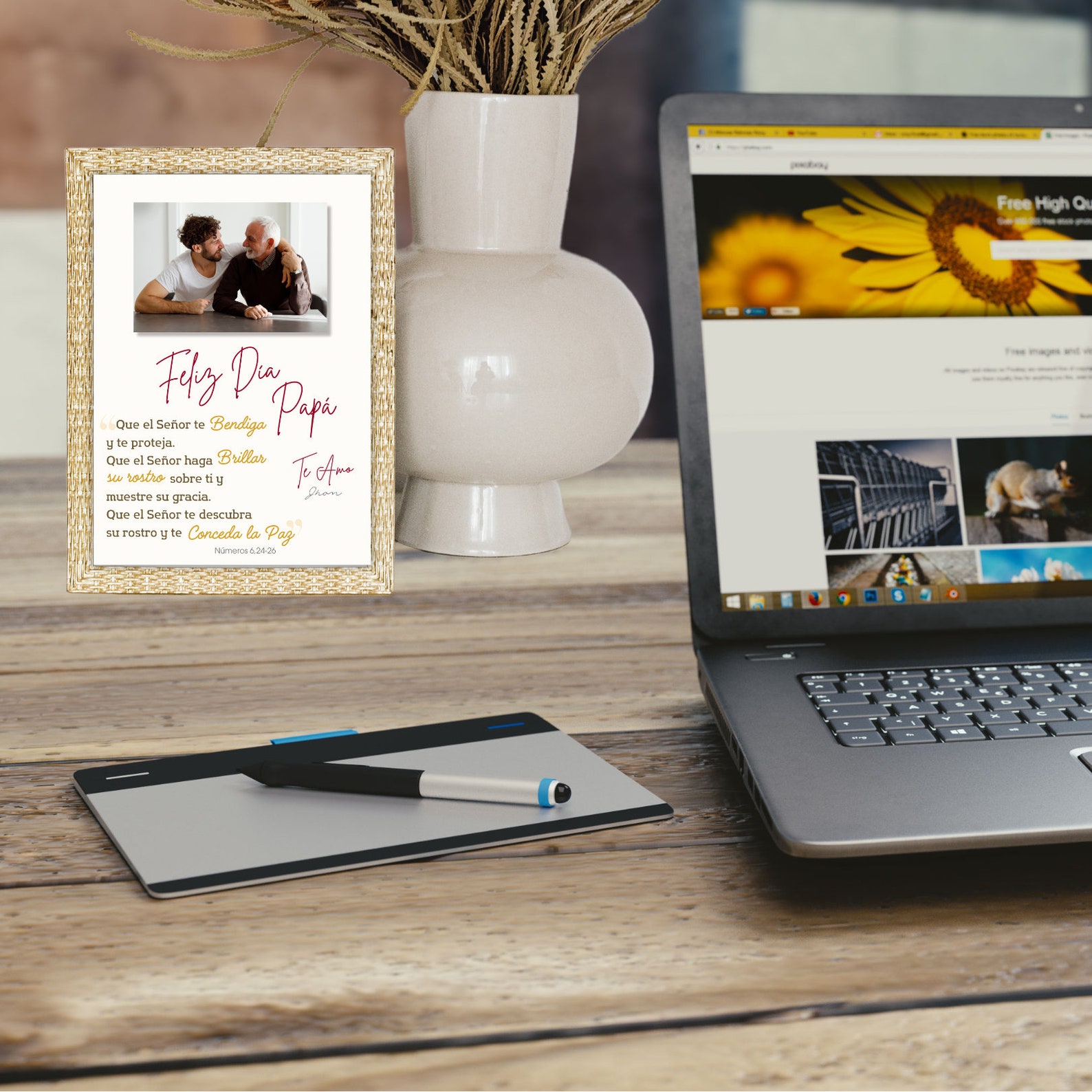 EDITABLE, Father's Day Card, Spanish Template, Digital Download ...