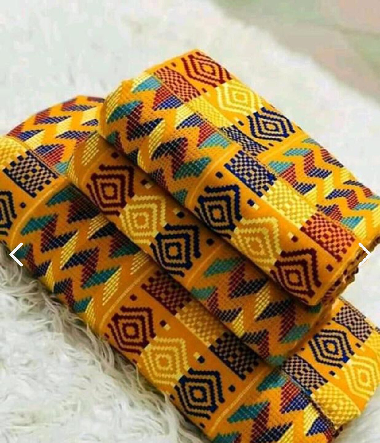 Ghana Kente Cloth/ Authentic Kente Cloth/woven Kente Fabric / | Etsy