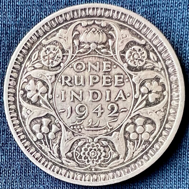 1942 Rupee - King George VI - India - Etsy