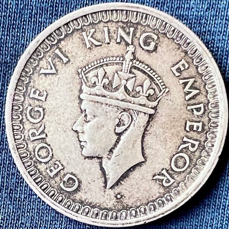 1942 Rupee - King George VI - India - Etsy