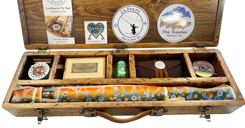 Handmade Two-hearted Fly Rod Set: 2wt, Reclaimed Barn Wood Case - Etsy
