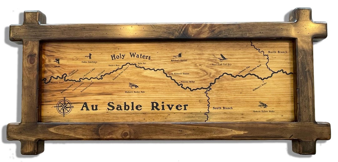 Custom Carved River Maps (or Any Design) - Etsy