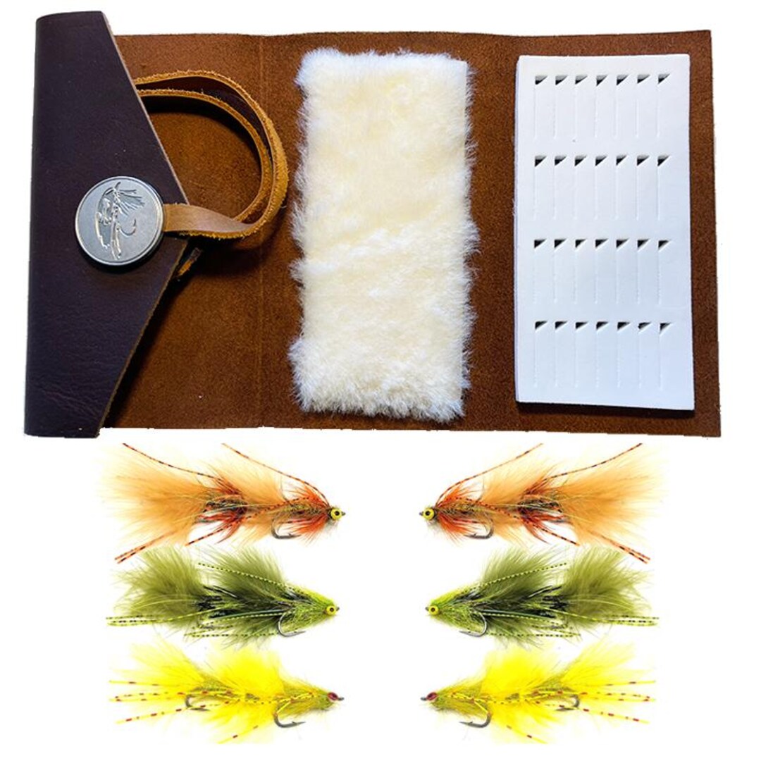 Vintage Streamer Wallet With 6 of Our Favorite Trout Streamers - Etsy