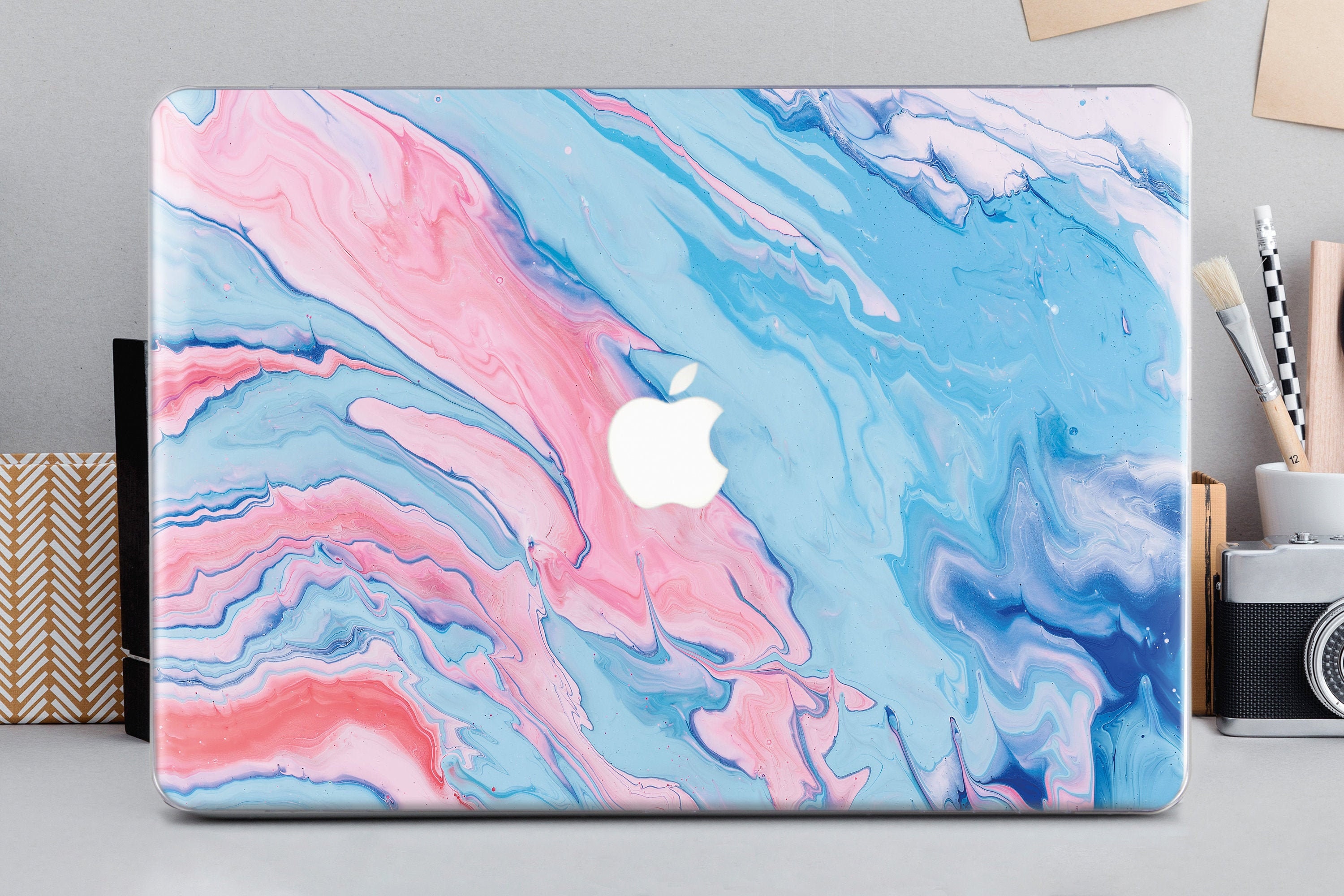 Blue Paint Stains Oil MacBook Pro 16 Inch Case A1932 MacBook - Etsy