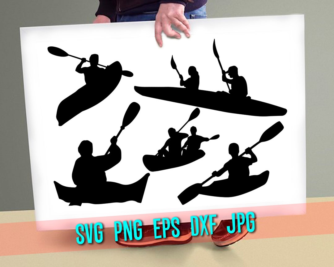 Cayacing Svg Water Sport Svg Cayac Svg Sports Svg Art Bundle Silhouette ...