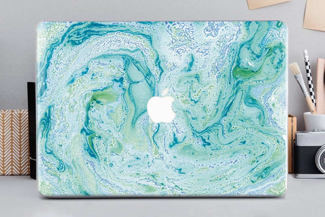 Blue Watercolor Stains Paints MacBook 16 Inch Case Pro 2014 MacBook Air ...