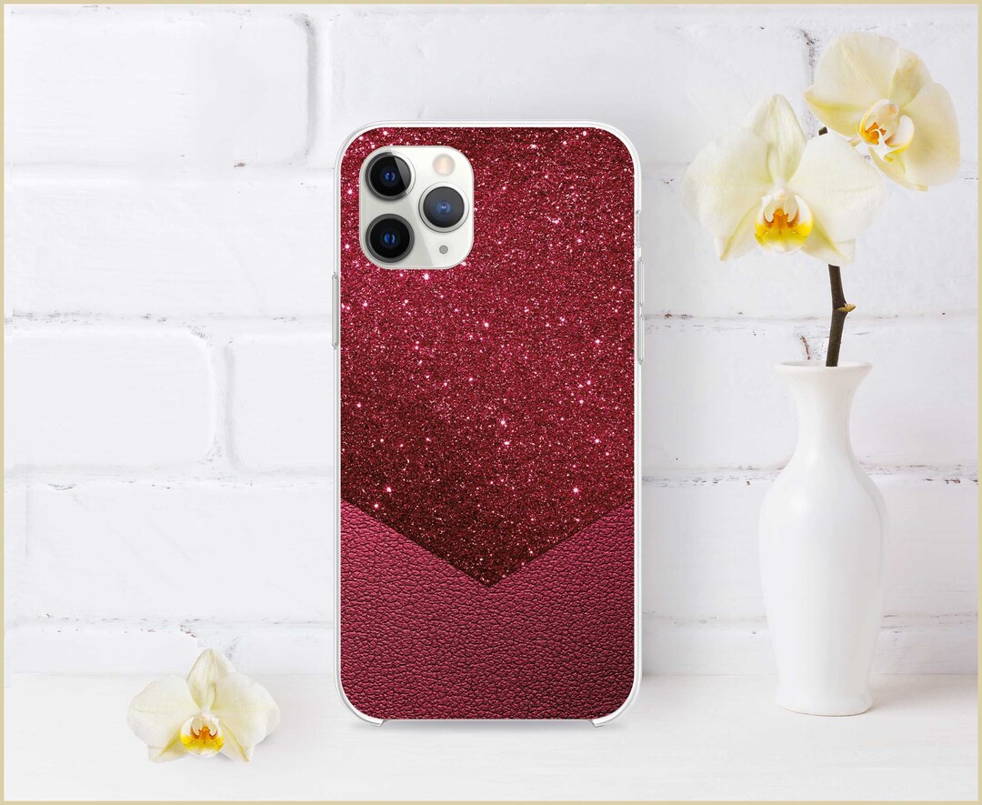 Glitter Red Maroon iPhone 13 Pro Max Case iPhone 13 Pro Case iPhone 13 ...