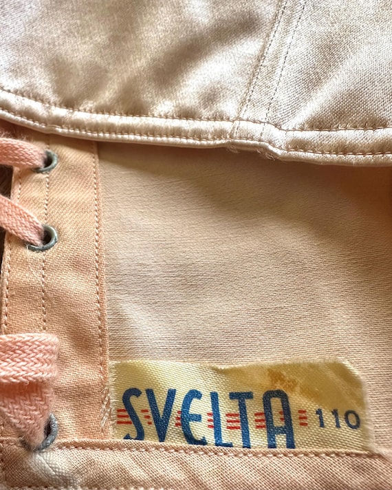 1950s satin corset bullet bra LARGER SIZE - Gem