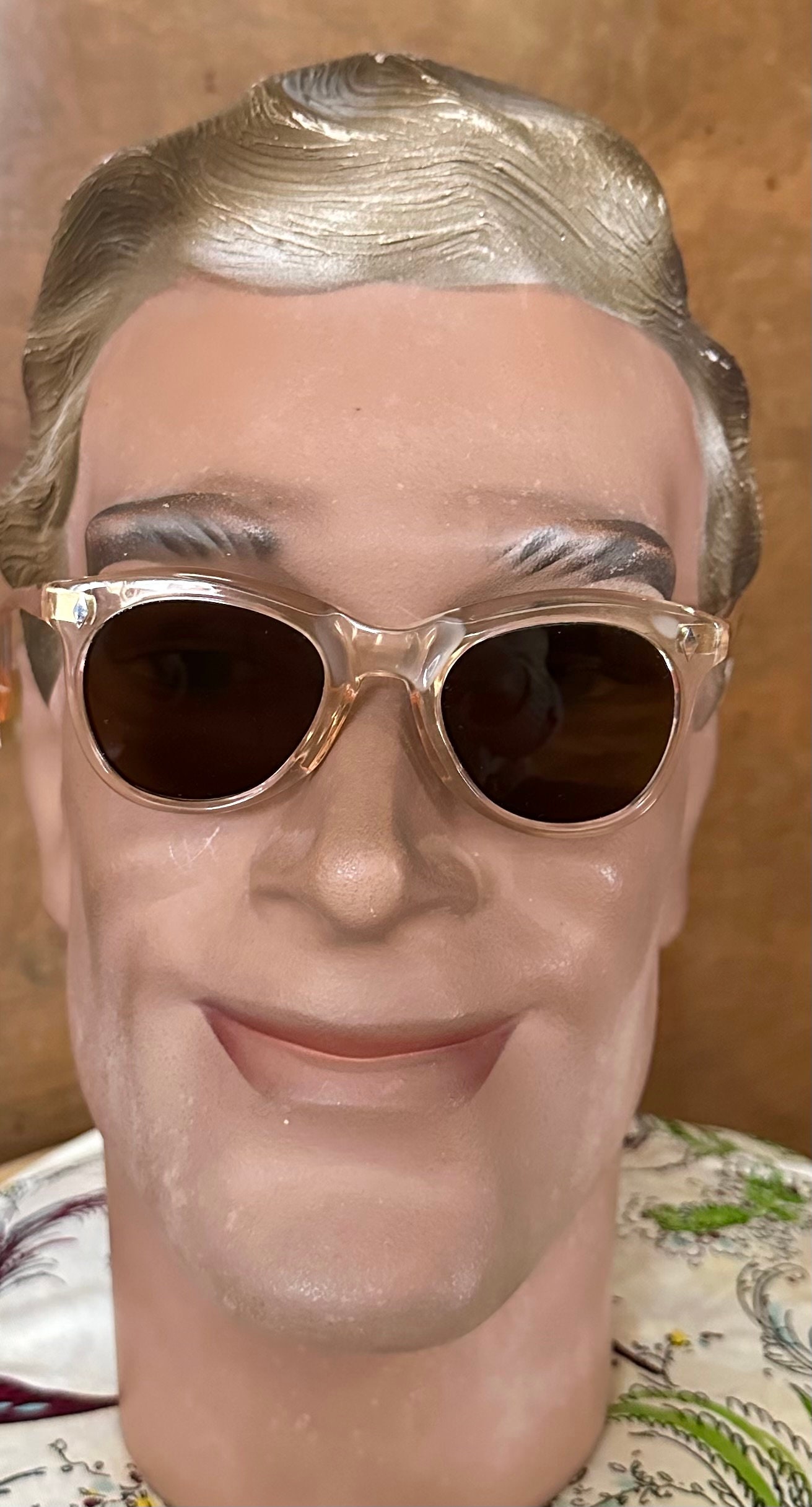 1940s Soft Pink Celluloid Transparent Sunglasses. - Etsy