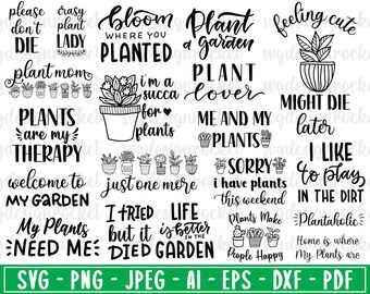 Garden Svg | Etsy