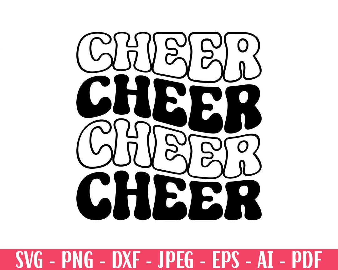 Cheer Svg, Cheer Mom Svg, Cheeleader Svg, Cheer Life Svg, Team Spirit ...