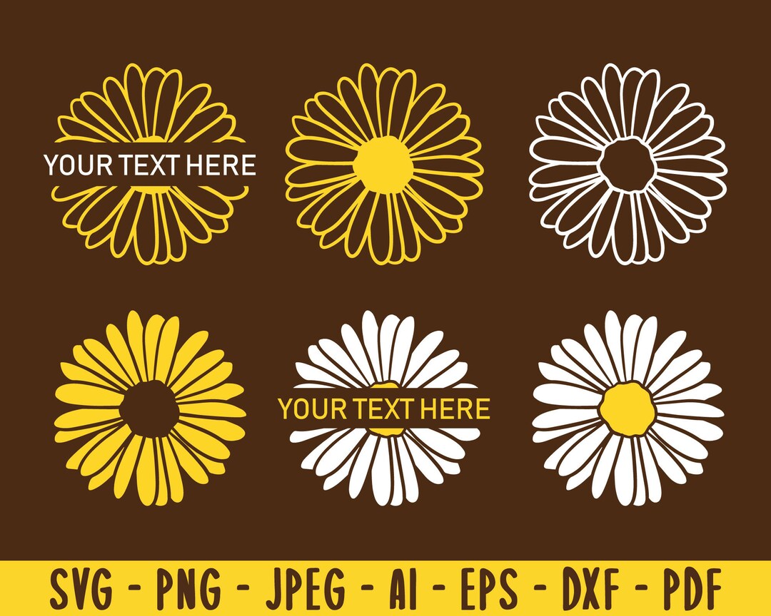 Daisy Bundle Svg, Daisy Svg, Daisy Flower Svg, Flower Svg, Daisy ...