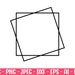 Double Square Frame Svg, Double Square Svg, Square Frame Svg, Double ...