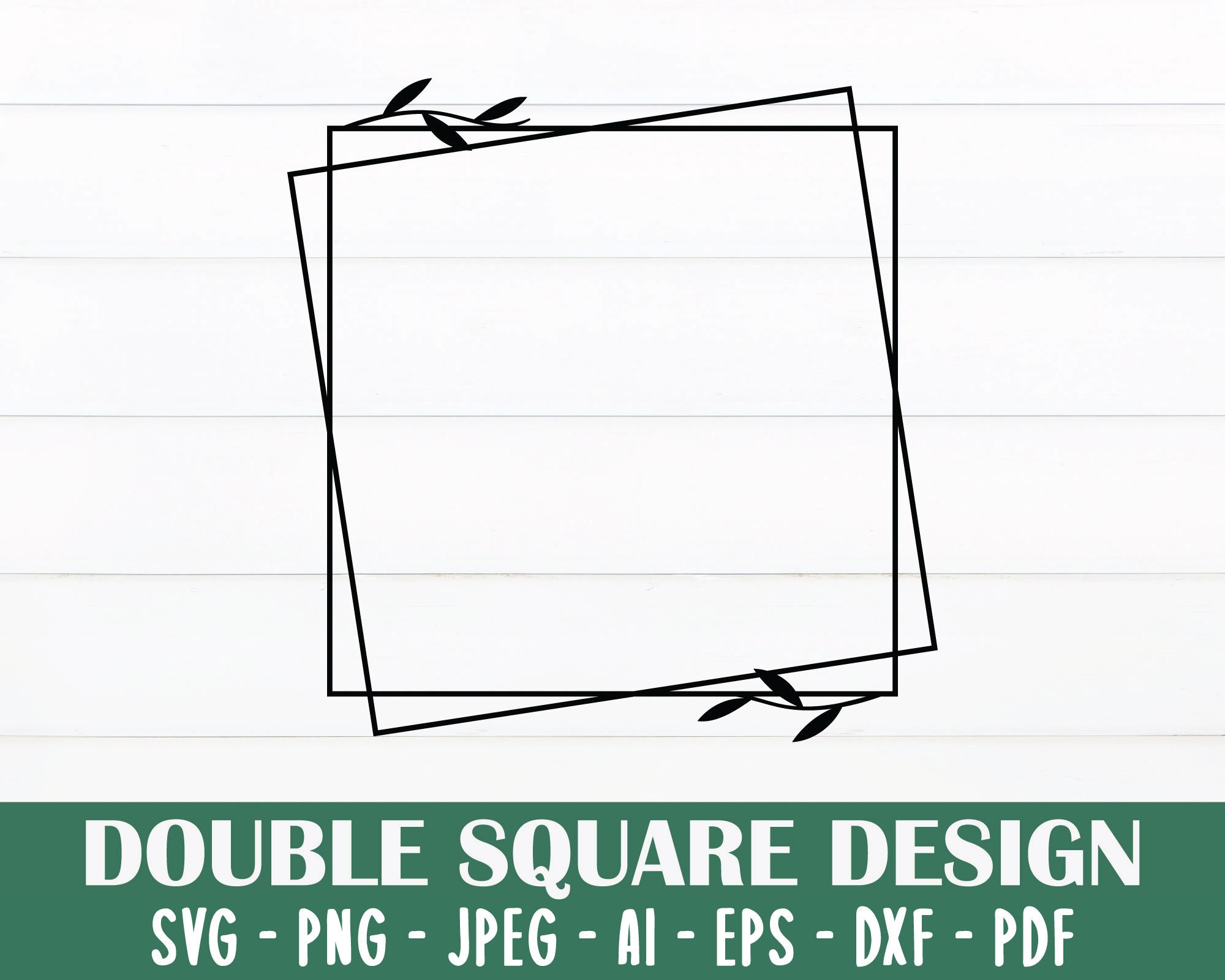 Art & Collectibles Geometric Border Svg Border Svg 4 Square Frame Svg ...