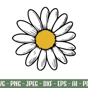 Daisy Flower Svg Png, Digital Download, Instant Download - Etsy