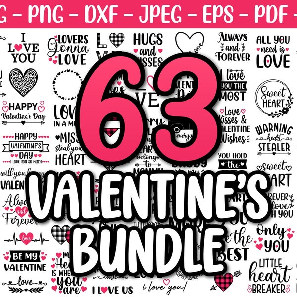 Valentines Day Svg - Etsy