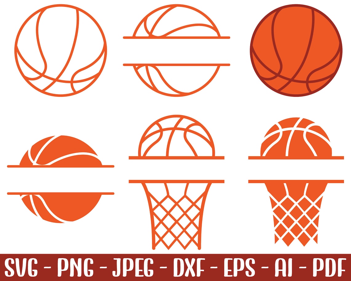 Basketball Svg Bundle Monogram Svg Instant Download - Etsy