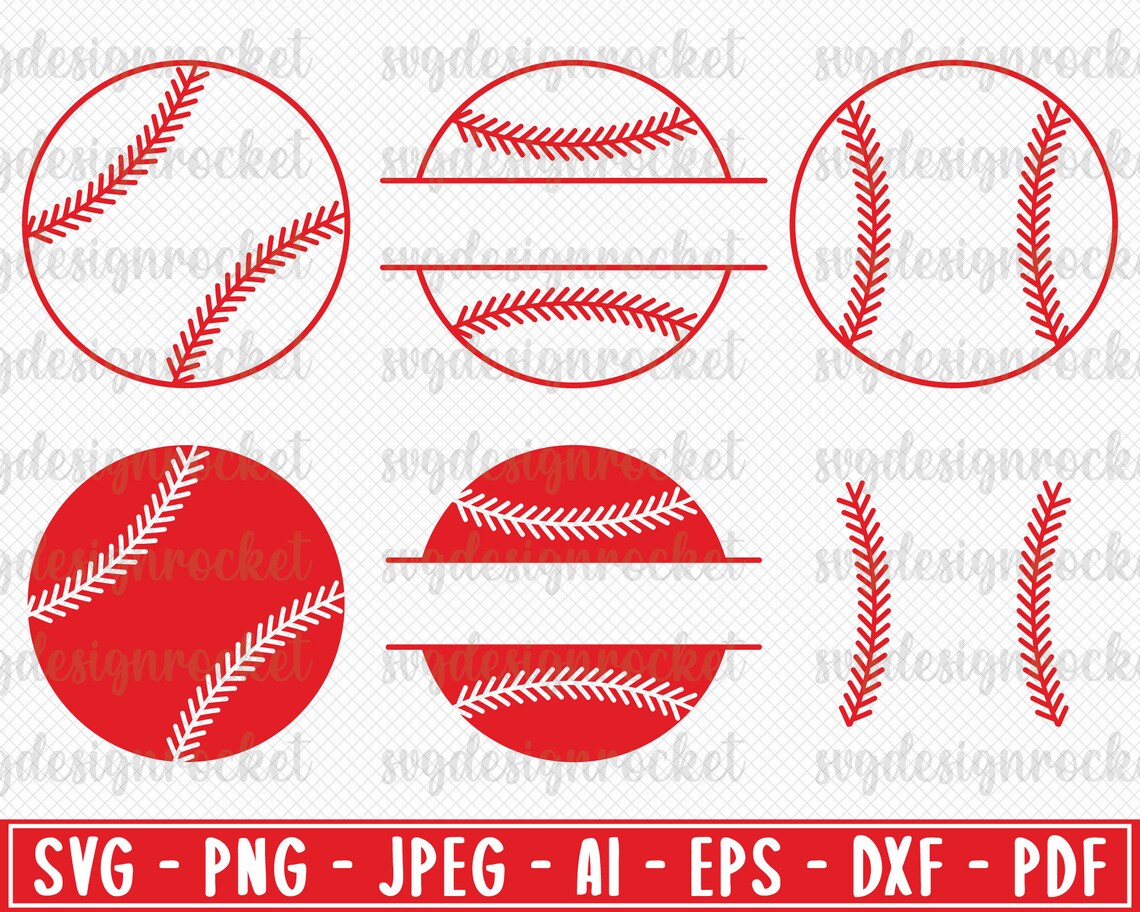 Baseball Svg Baseball Svg Bundle Baseball Monogram Frame | Etsy