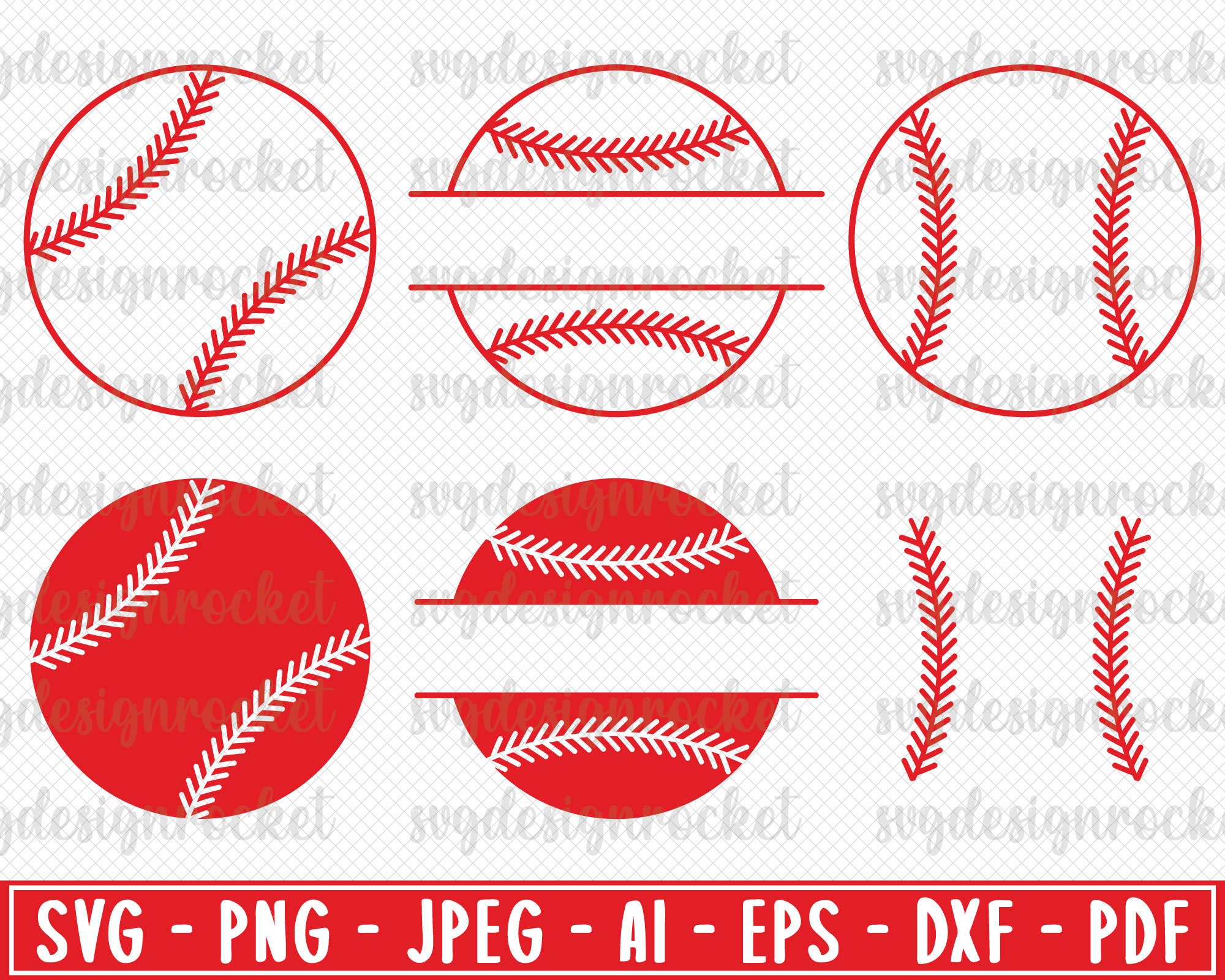 Baseball Svg Baseball Svg Bundle Baseball Monogram Frame | Etsy