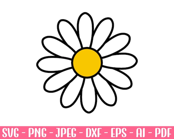 Clipart Of A Daisy