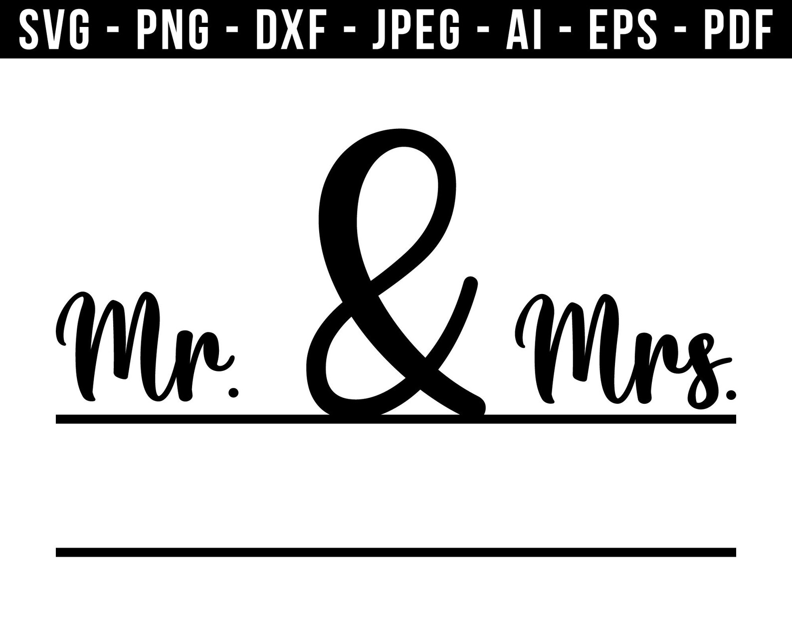 Mr and Mrs Split Monogram Svg Mr and Mrs 2021 Svg Mr - Etsy