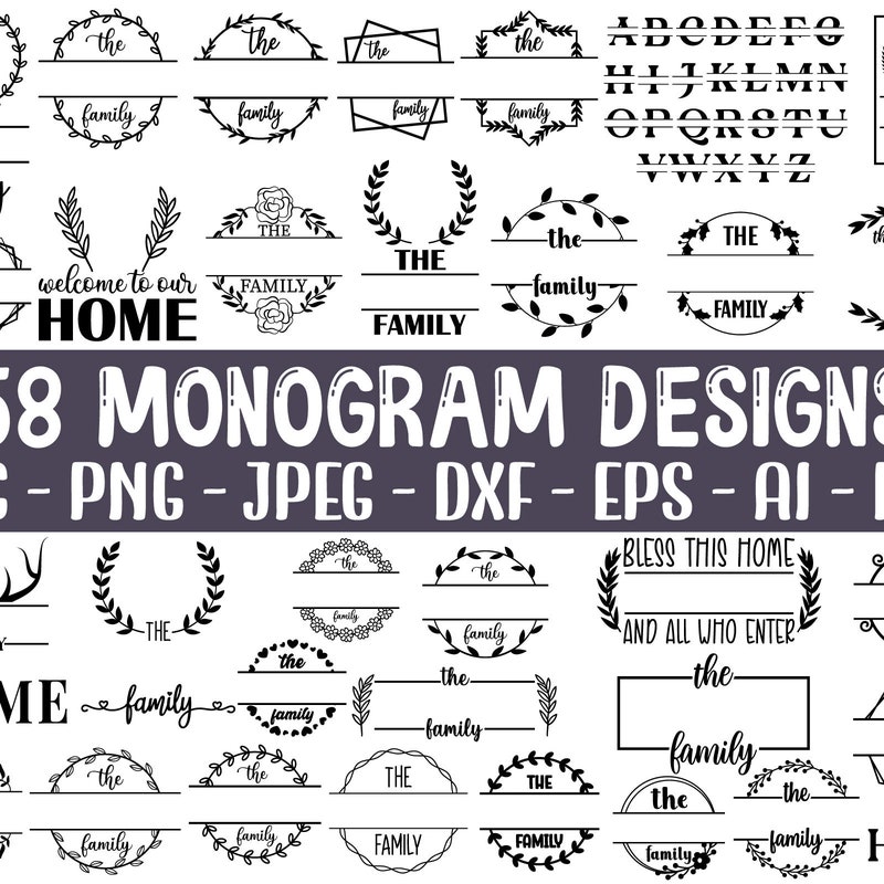 Family Name Svg - Etsy