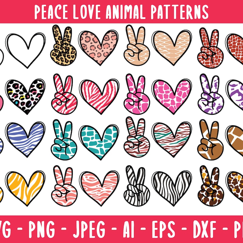 Peace and Love Signs - Etsy