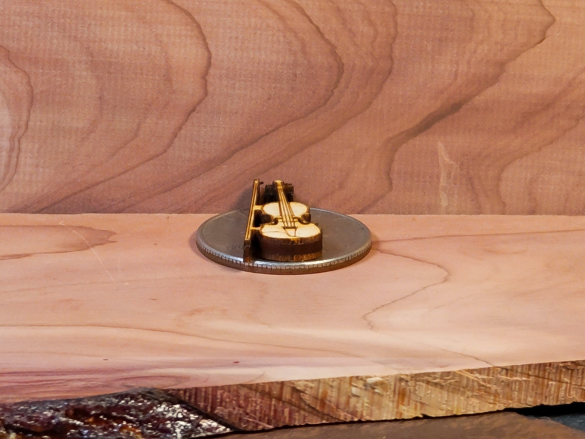 Miniature Wooden Bluegrass Country Musical Instrument Set - Etsy