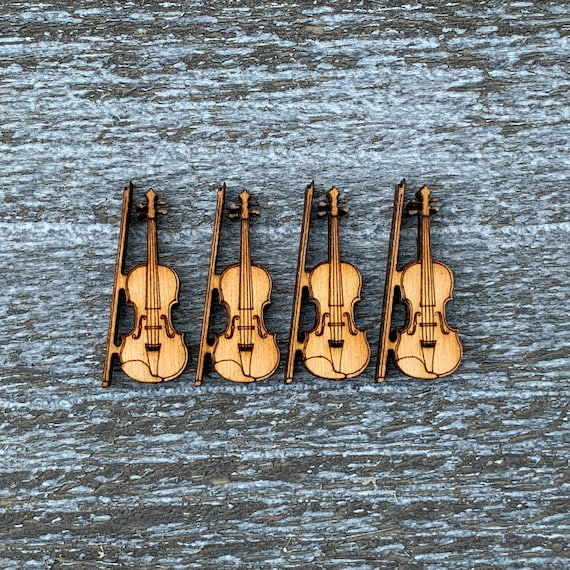 Miniature Wooden Bluegrass Country Musical Instrument Set | Etsy