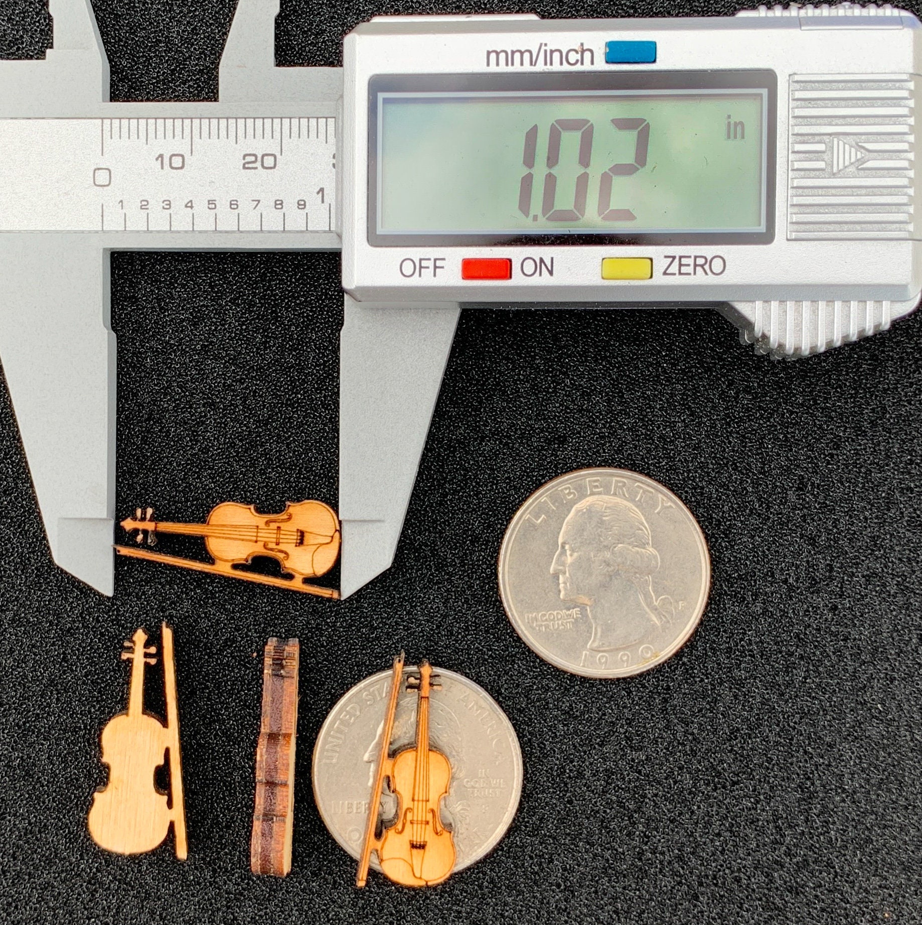 Miniature Wooden Bluegrass Country Musical Instrument Set | Etsy