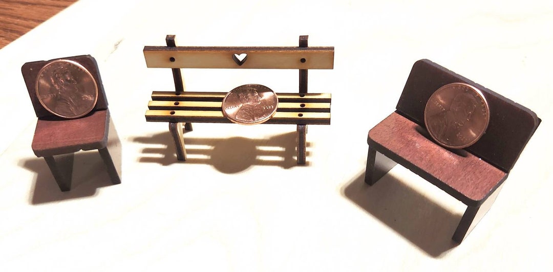 Miniature Wooden Benches for Arts and Crafts or Presents. - Etsy