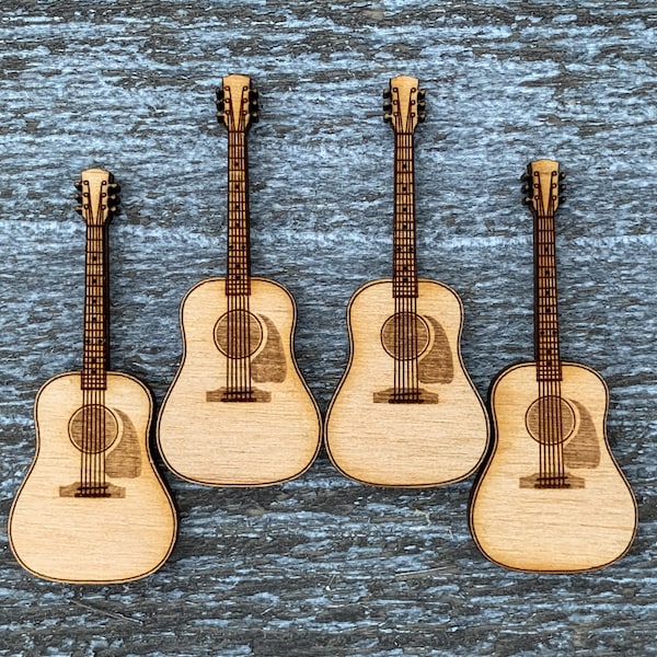 Miniature Guitar With Case - Etsy