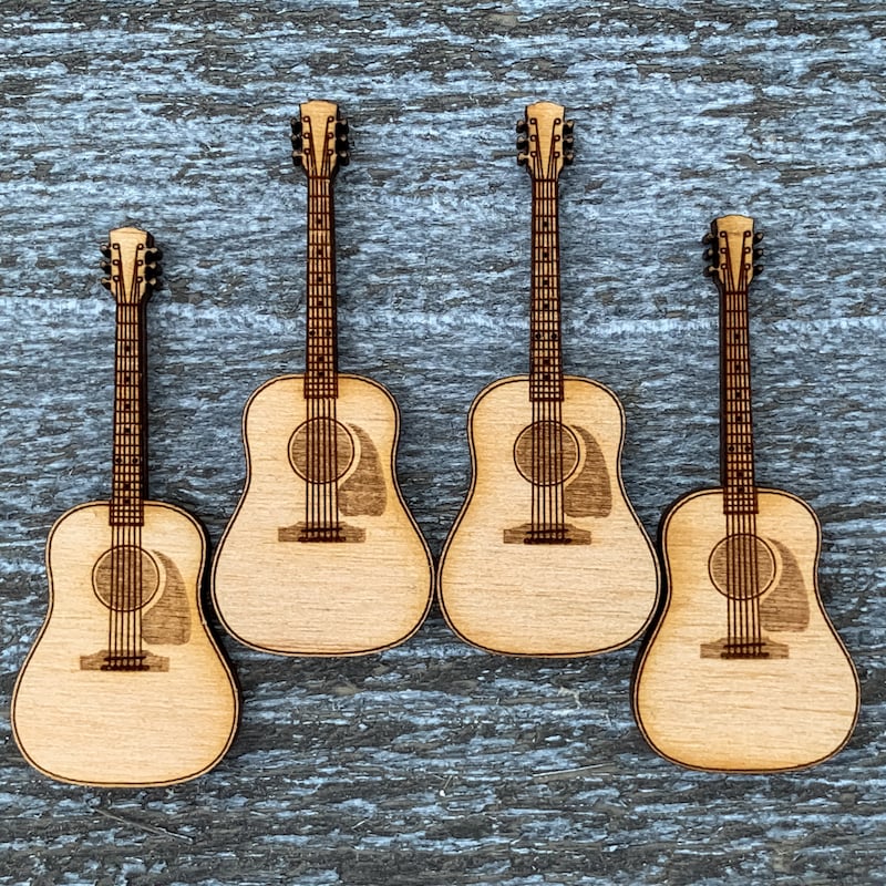 Wooden Miniature Guitars - Etsy