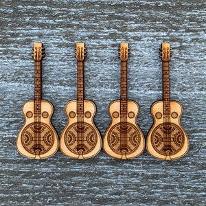4pc Miniature Wooden Bluegrass Country Musical Instrument Set Dobro - Etsy