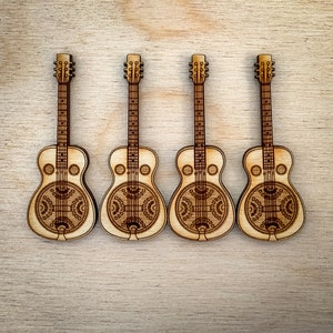 4pc Miniature Wooden Bluegrass Country Musical Instrument Set Dobro - Etsy