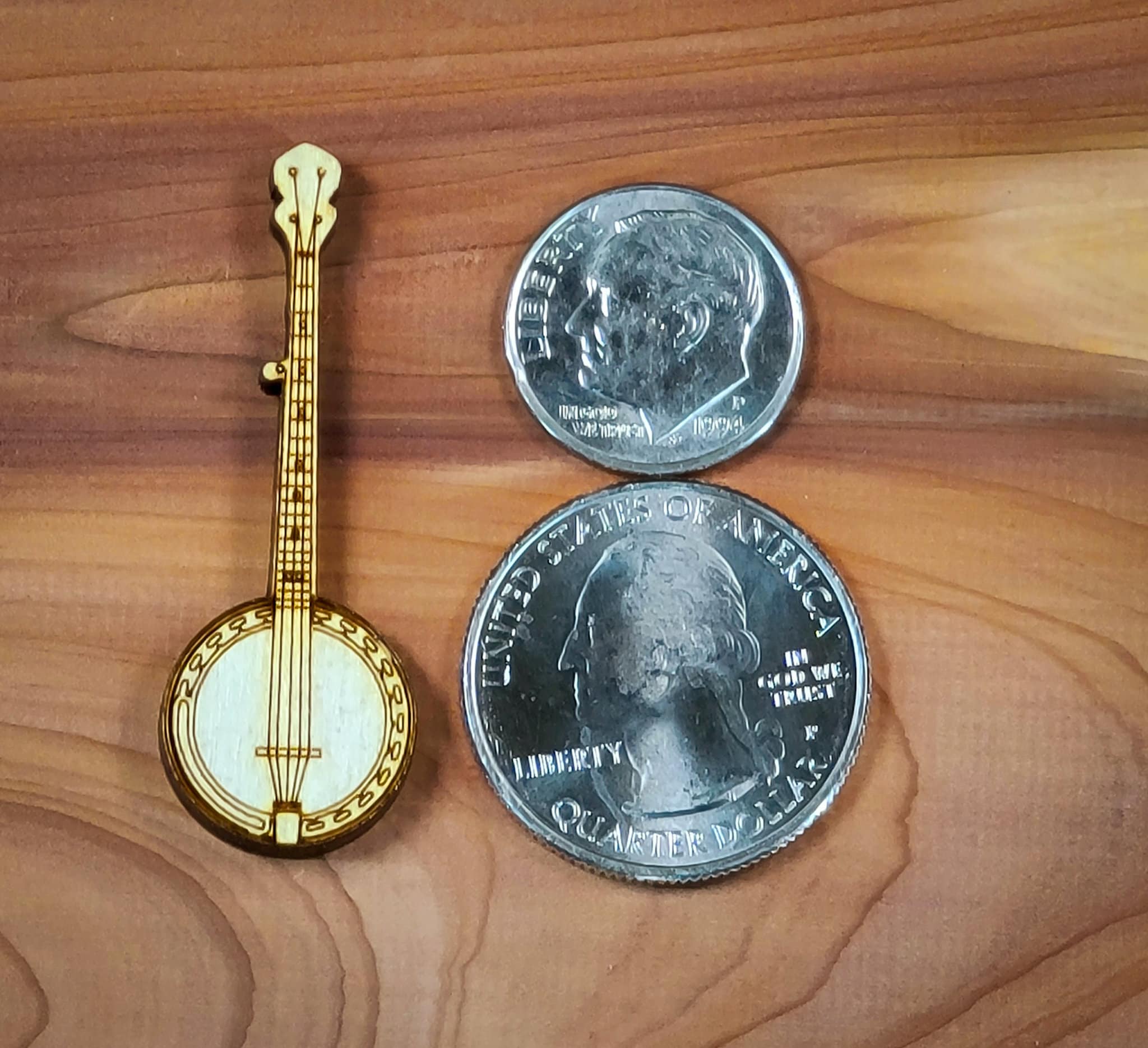 Miniature Wooden Bluegrass Country Musical Instrument Set of 4 - Etsy