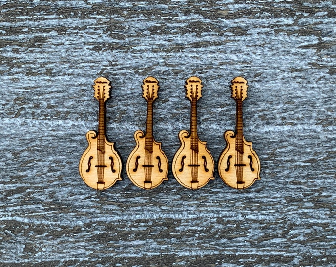 4pc Miniature Wooden Electric Guitar Set. Les Paul - Etsy