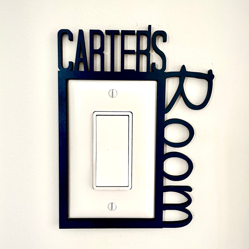 Engraved Light Switch Cover - Etsy