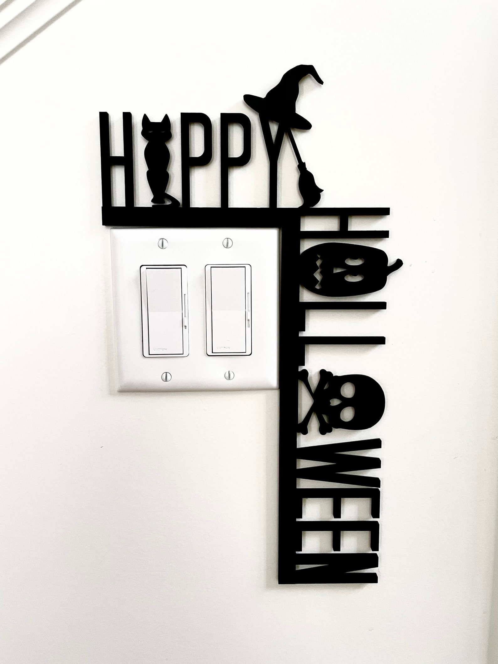 Halloween Door Corner Sign, Witch Halloween Decor, Halloween Witch Sign ...