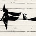 Halloween Door Corner Sign, Witch Halloween Decor, Halloween Witch Sign ...