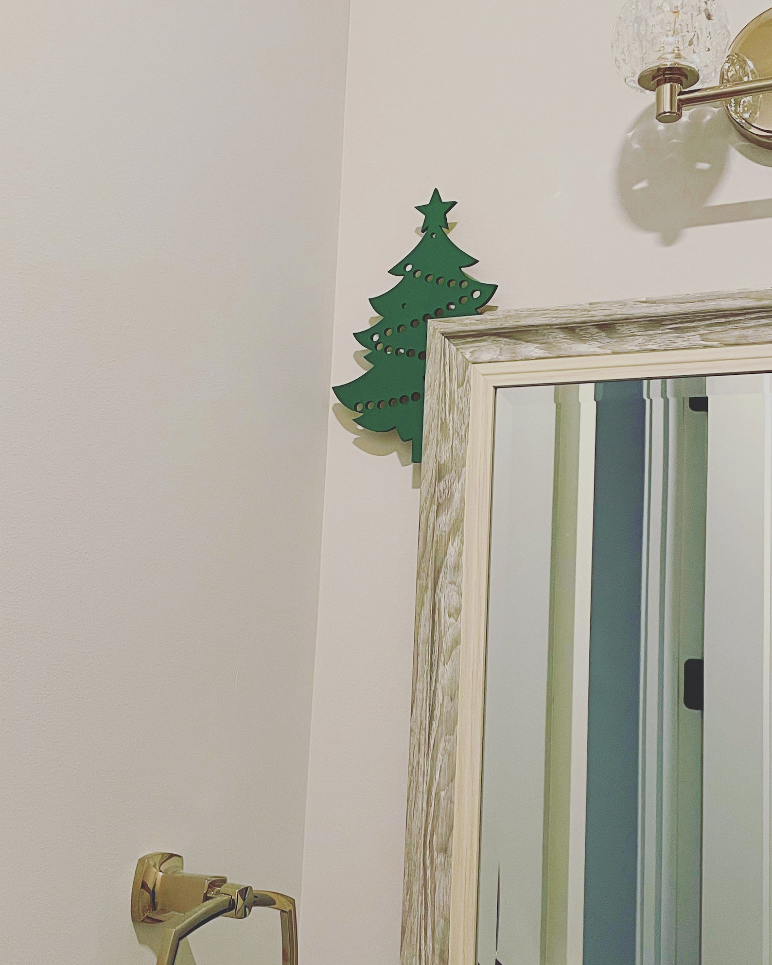 Christmas Tree Door Corner Sign Unique Christmas Decor | Etsy