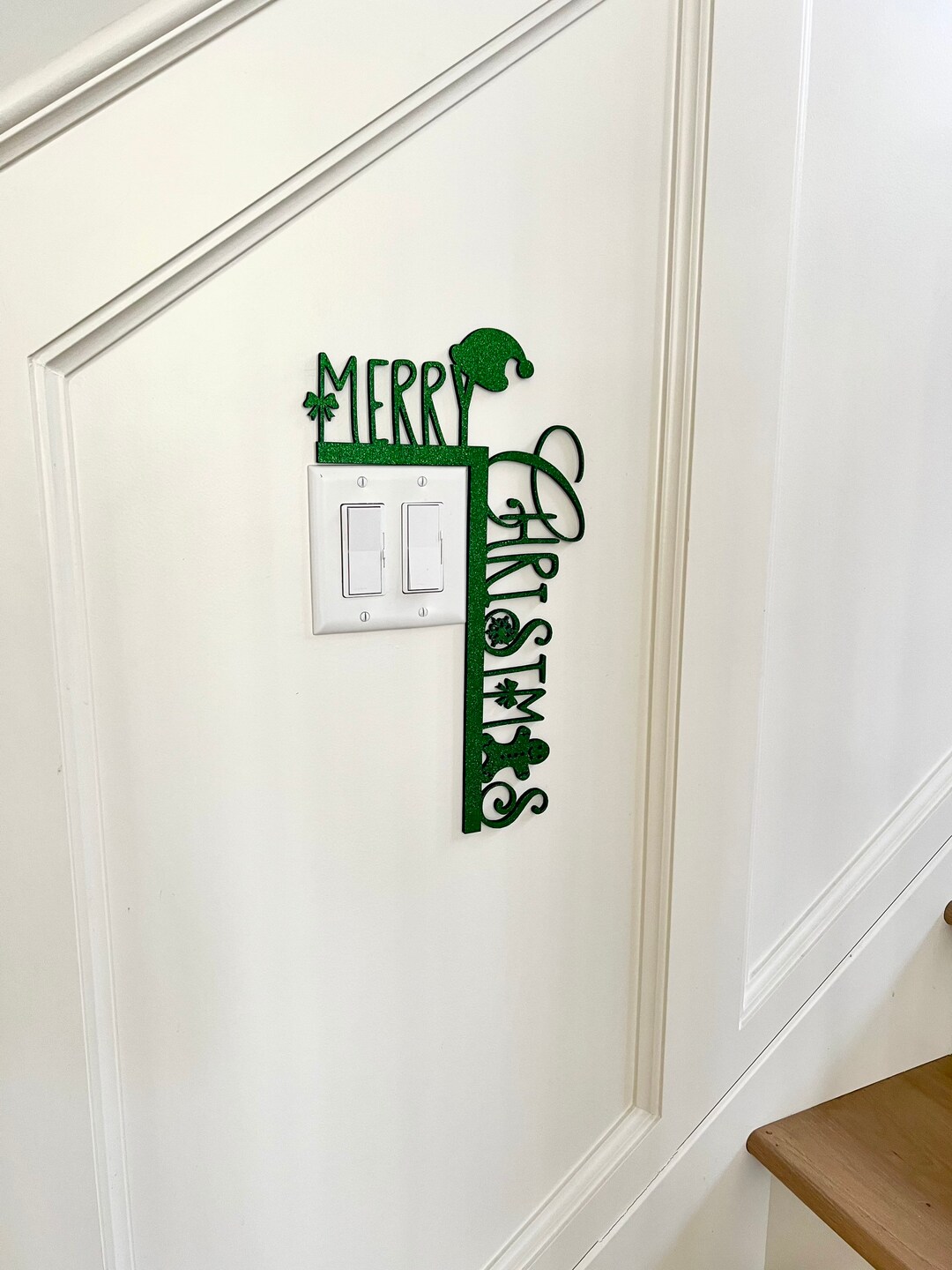 Merry Christmas Door Corner Sign, Christmas Door Corner Sign, Santa ...