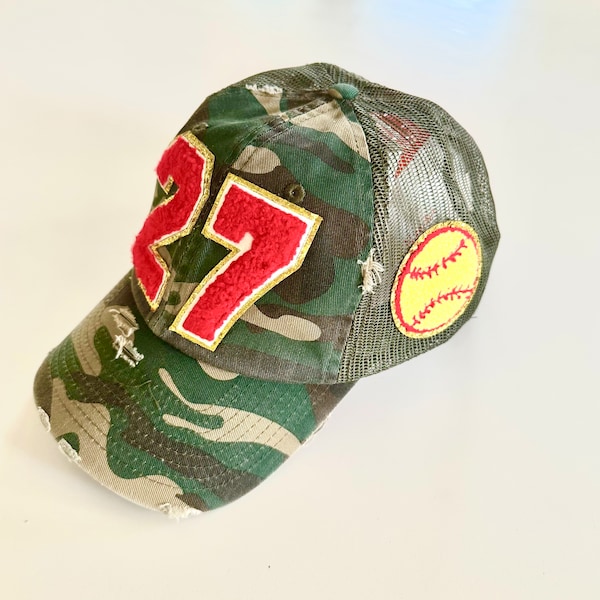 Softball Hat - Etsy
