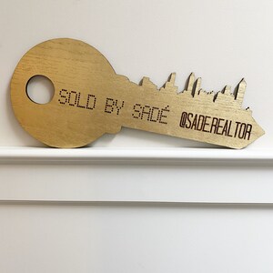 Realtor Key Sign 19" | Personalized Real Estate Sign | Realtor Sold ...