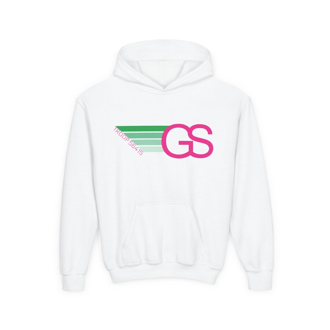 Personalized Girl Scout Hooded Sweatshirt, Custom Troop Hoodie, Girl ...