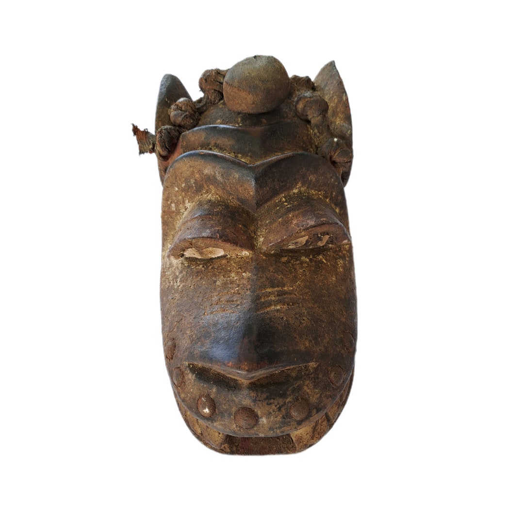 Vintage Dan Monkey Face, From Ivory Coast, Wood Mask, Wall Mask, Mask ...