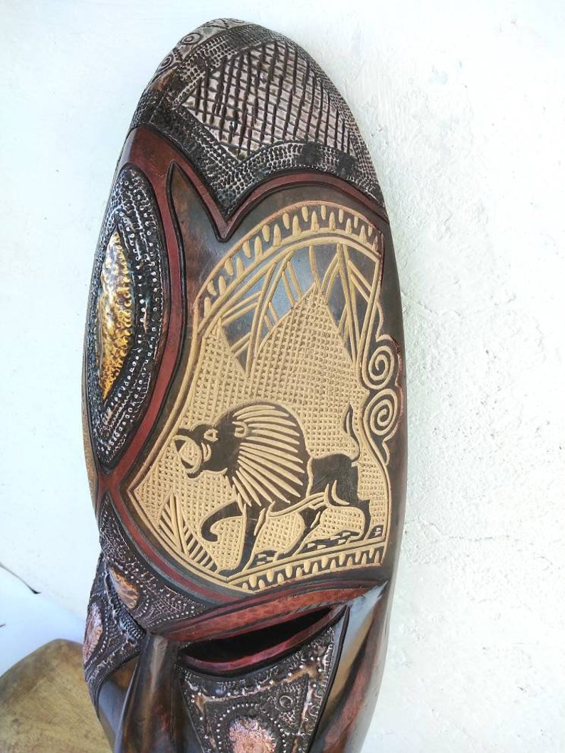 African Mask for Wall Decor Large Dan Mask Ghana Wood Mask - Etsy