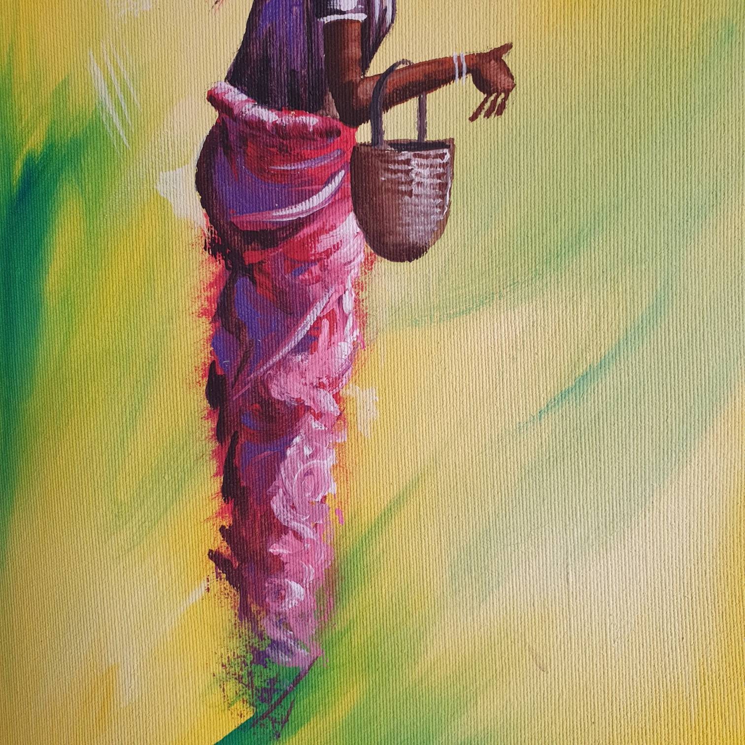 Ghana Artwork Painting Painting for Home Decor Acrylic Wall - Etsy