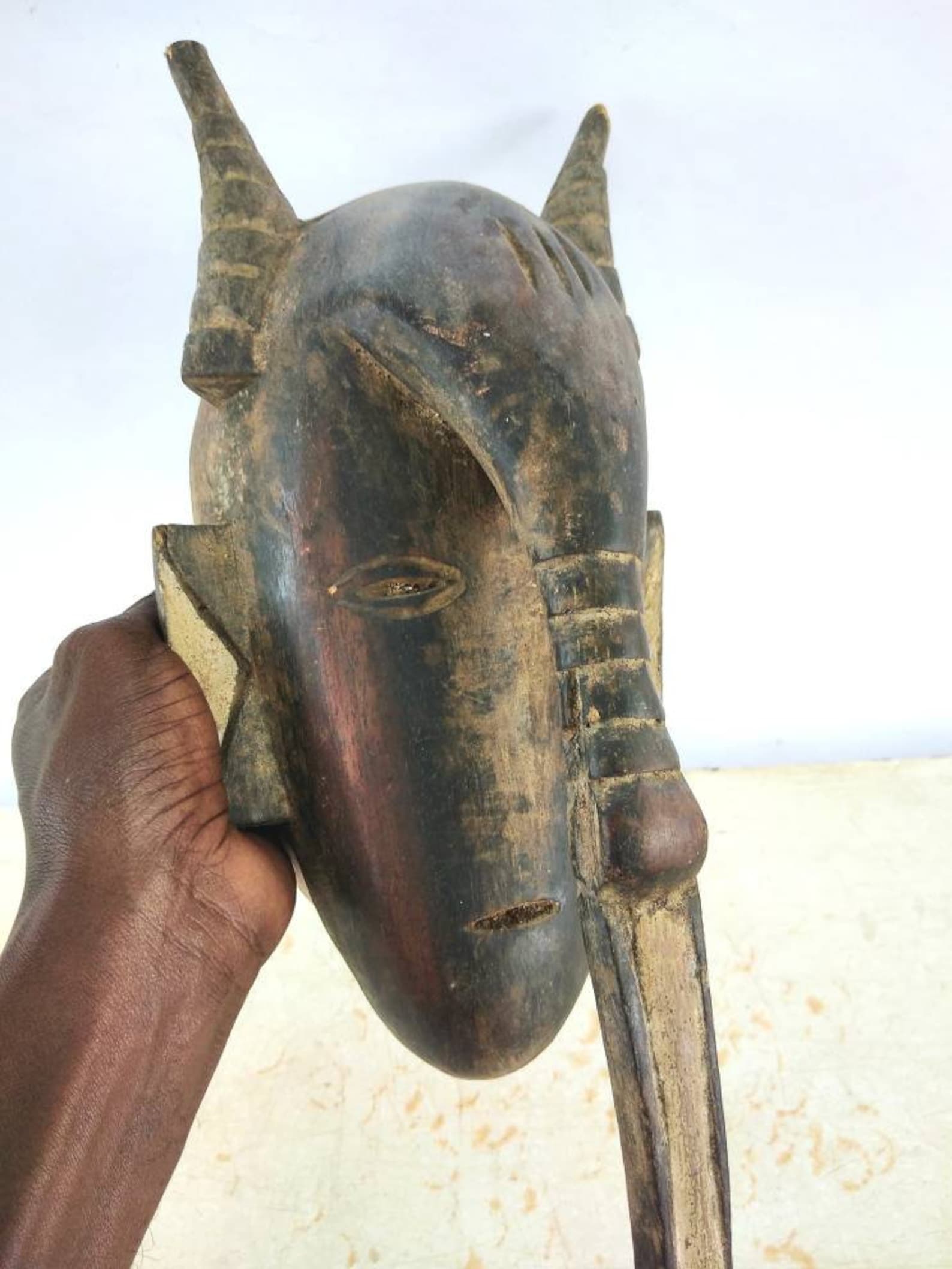 Unique Ivory Coast Mask African Antique Mask Wood Mask - Etsy UK